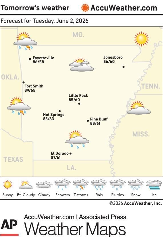 AP AA AR0601 WEATHER MAP | Nation & World | leadertelegram.com