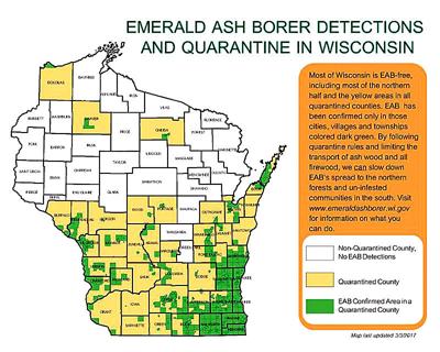 Map gives look at EAB’s spread | Woodlands | leadertelegram.com