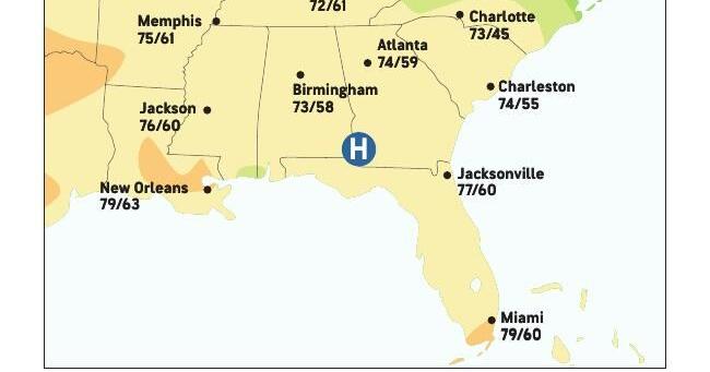 AP RE SER1227 WEATHER MAP | Nation & World | leadertelegram.com