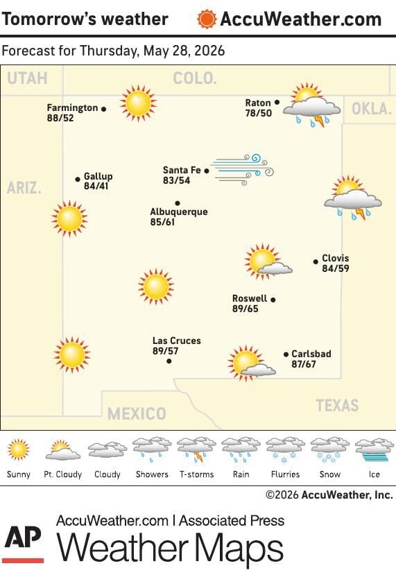 AP GG NM0527 WEATHER MAP | Nation & World | leadertelegram.com