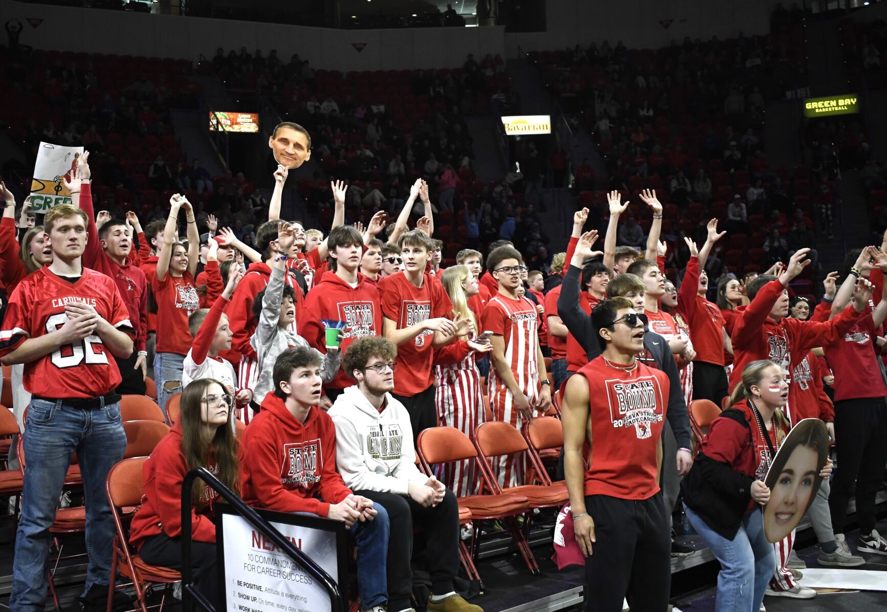 Eleva-Strum community provides strong support at girls state tournament ...
