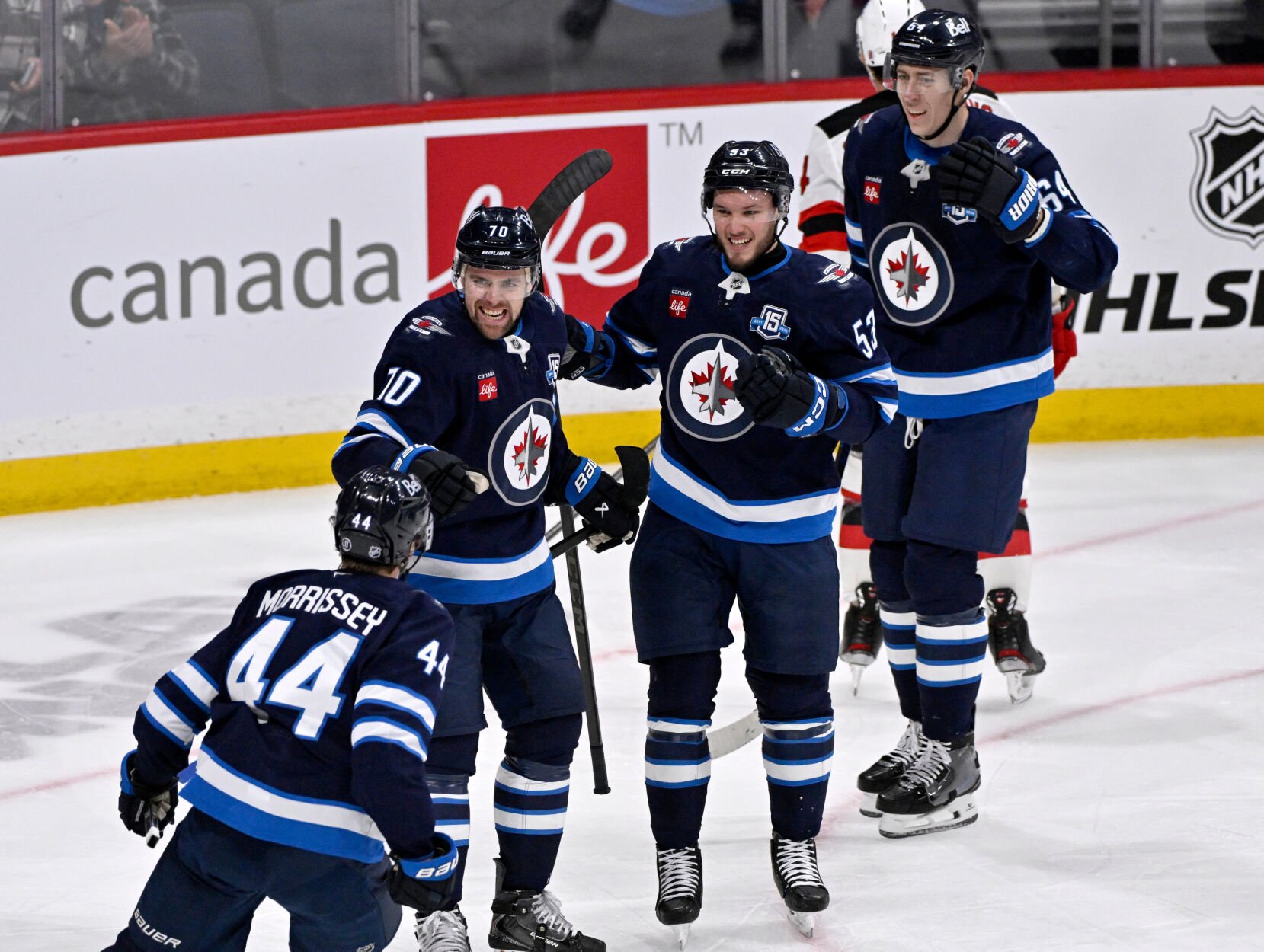 Tanner Pearson breaks 3rd-period tie in Jets' 4-3 victory over Devils | Nation & World ...