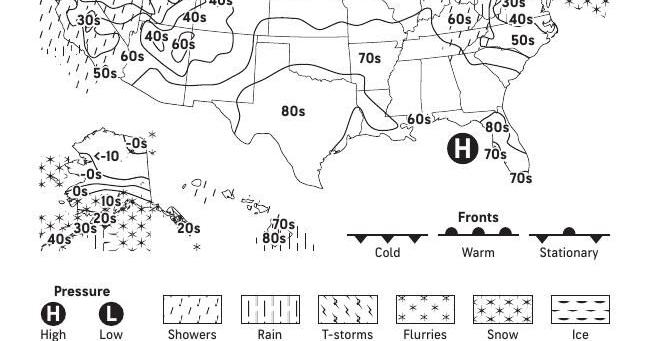 AP PM BUS1225 WEATHER MAP | Nation & World | leadertelegram.com