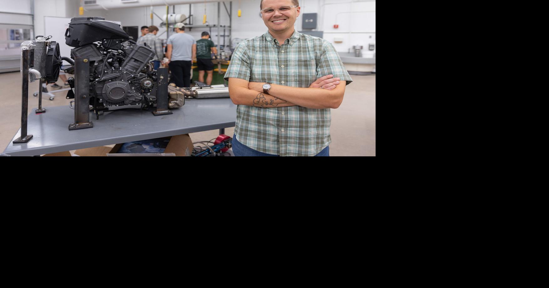 Start your engines: Stout receives motorcycle engine donation for ...