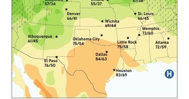 AP RE MWR1225 WEATHER MAP | Nation & World | leadertelegram.com