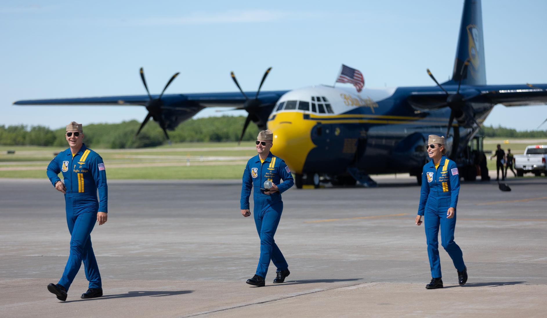 Blue Angels Arrive | News | leadertelegram.com