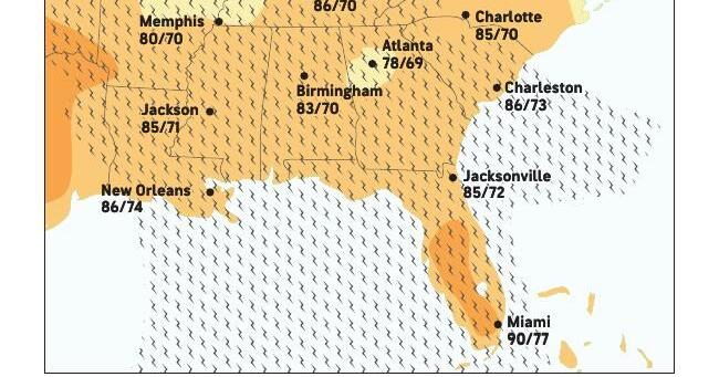 AP RE SER0529 WEATHER MAP | Nation & World | leadertelegram.com