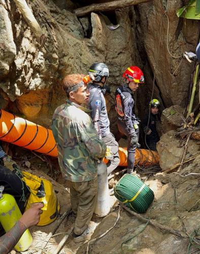 Search continues for 7 villagers trapped in a flooded Laos cave | World ...