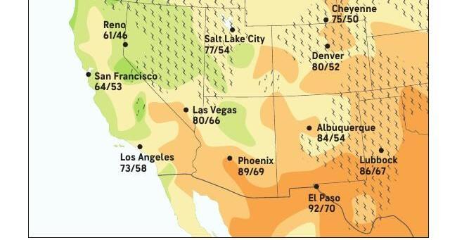 AP RE WR0529 WEATHER MAP | Nation & World | leadertelegram.com