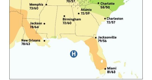 AP RE SER1225 WEATHER MAP | Nation & World | leadertelegram.com