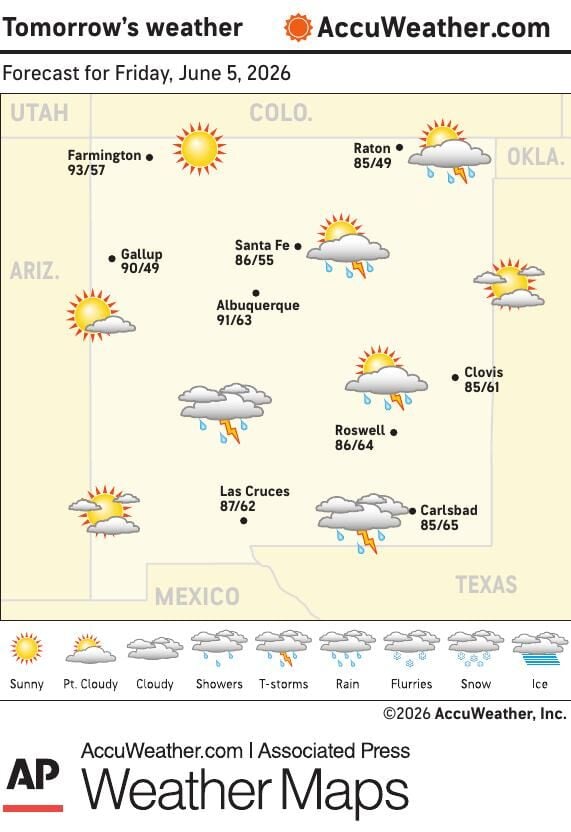 AP GG NM0604 WEATHER MAP | Nation & World | leadertelegram.com
