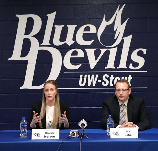 UW-Stout basketball: Iverson, Lake ready to get work on rebuilding Blue ...