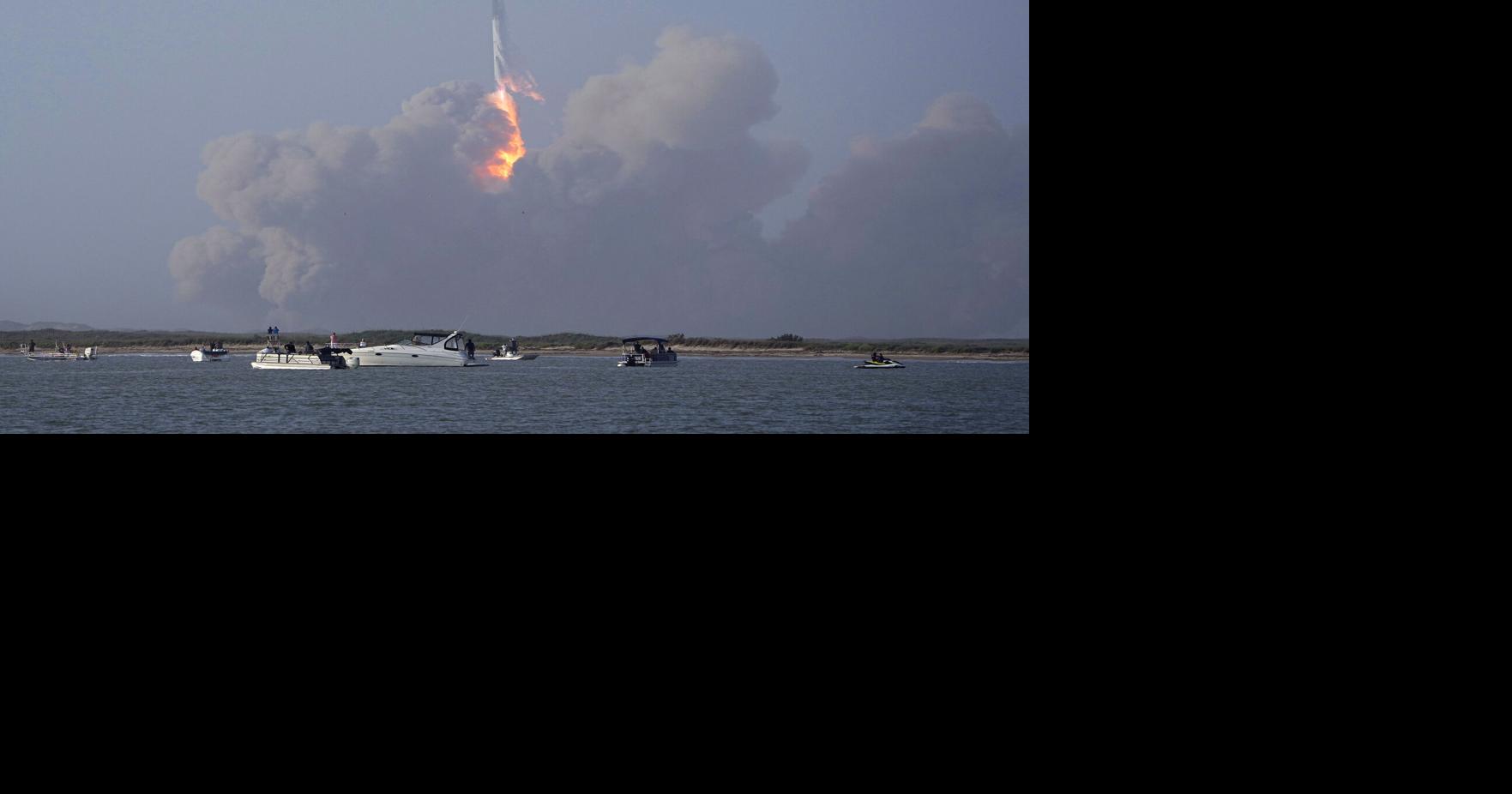 SpaceX giant rocket explodes minutes after launch from Texas | Rocketry ...