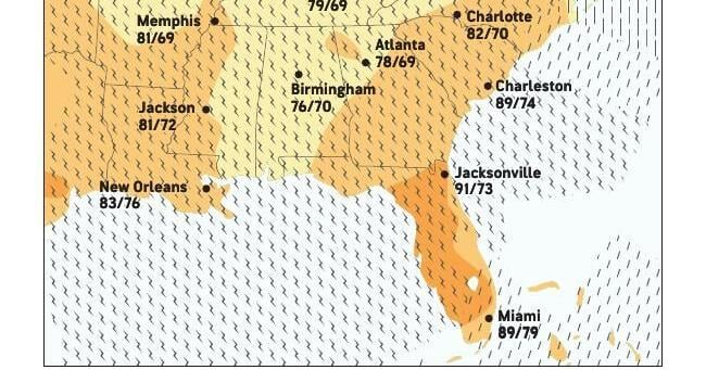 AP RE SER0526 WEATHER MAP | Nation & World | leadertelegram.com