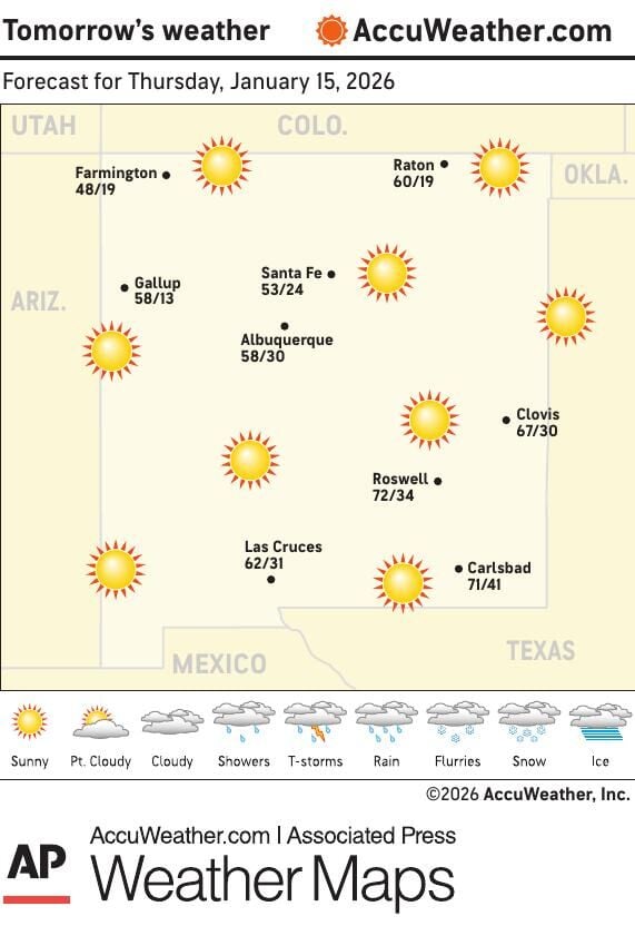 AP GG NM0114 WEATHER MAP | Nation & World | leadertelegram.com