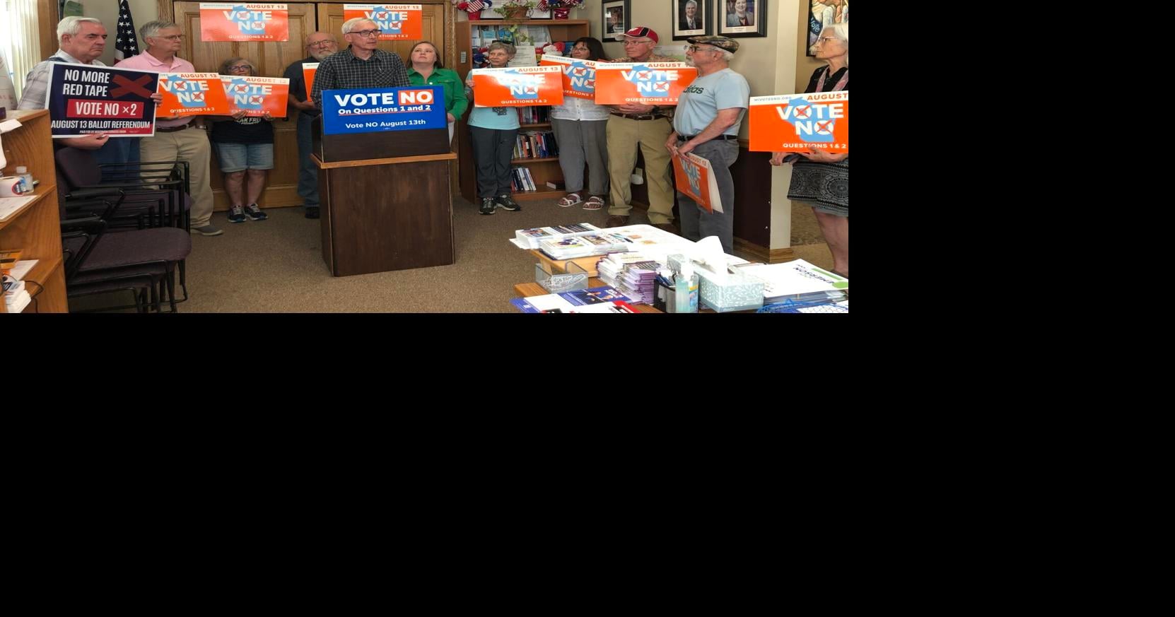 Governor Evers asks voters to vote ‘no’ at the Aug. 13 election | News ...