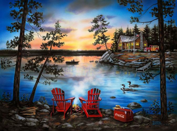 Bob Andrea hopes his paintings tell story, bring warmth and joy ...