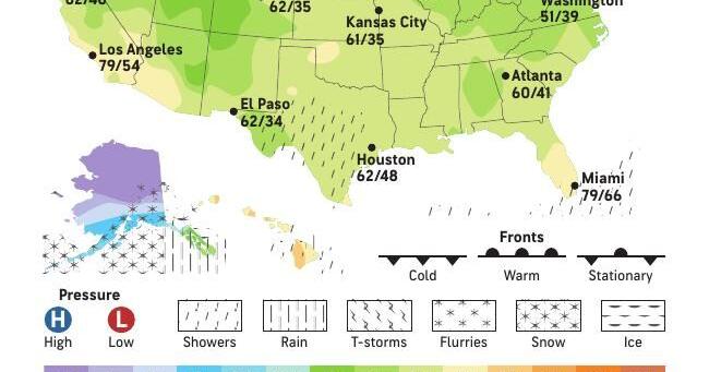 AP PM CCUS0112 WEATHER MAP | Nation & World | leadertelegram.com