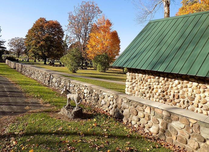 Set in stone: Greenbush cemetery’s century-old fieldstone wall not ...
