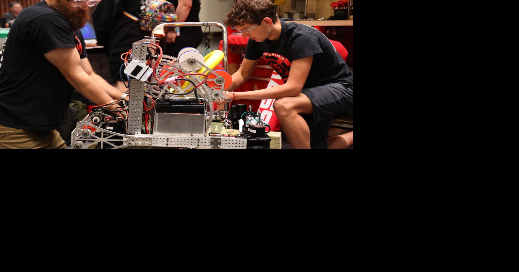 FIRST robotics teams from all around come to Pablo Center for an off ...