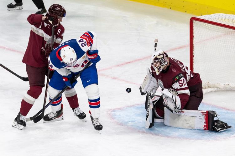 Latvia stuns the US 4-2 at ice hockey world championship | Nation ...