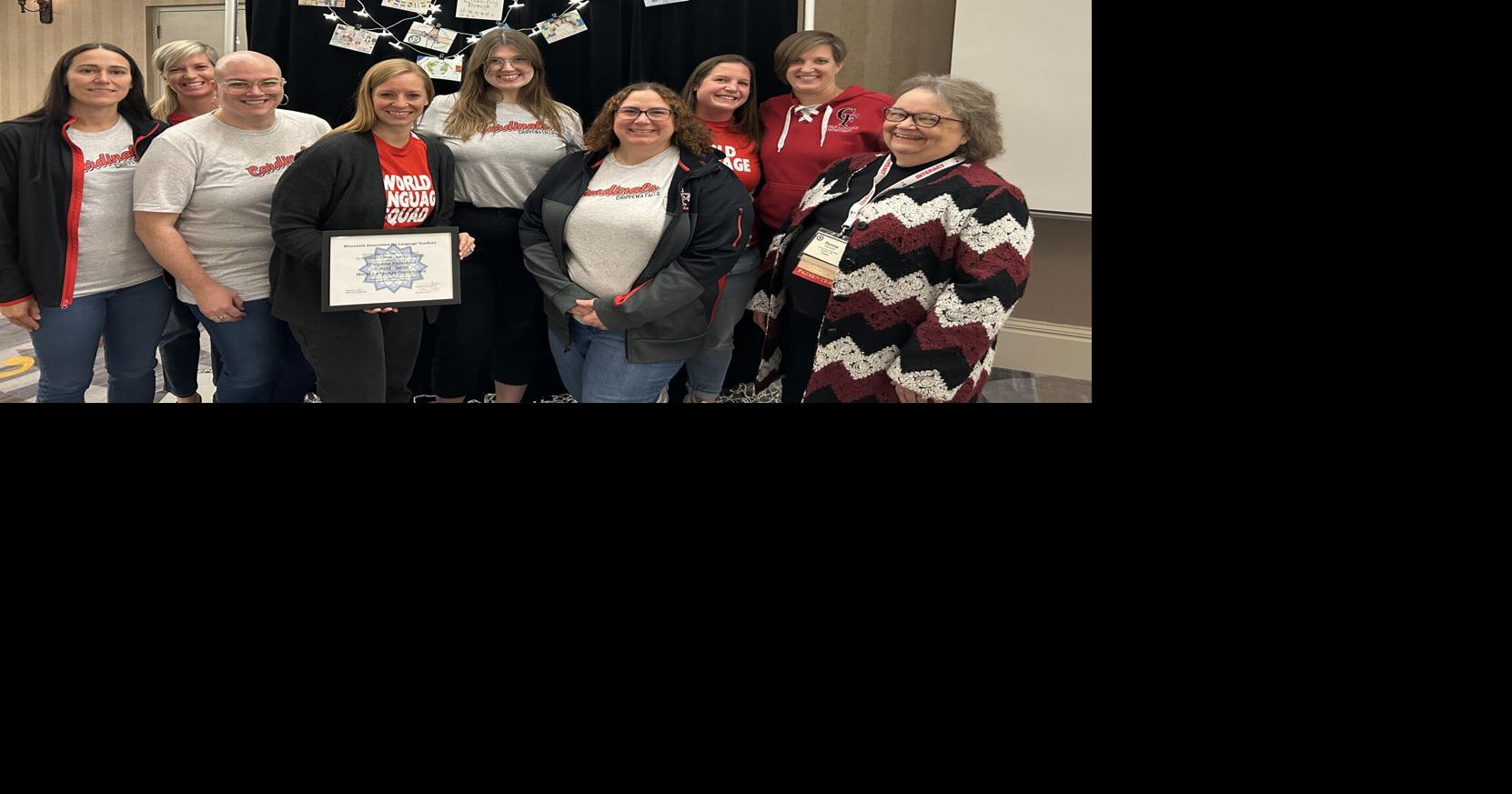 CF School District accepts award for outstanding World Language Dept ...