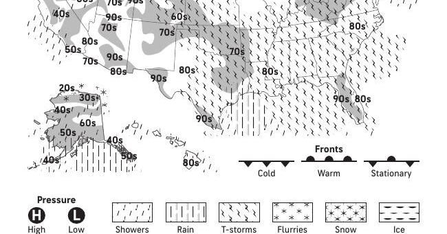 AP PM GUS0527 WEATHER MAP | Nation & World | leadertelegram.com