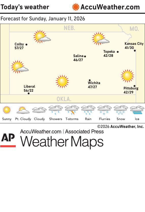 AP BB KS0111 WEATHER MAP | Nation & World | leadertelegram.com
