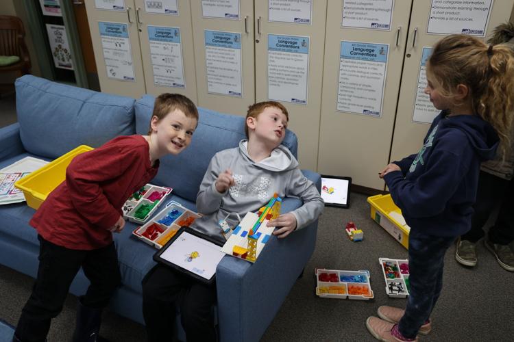 ECASD students build helicopters, cars, more in the LEGO SPIKE Club ...
