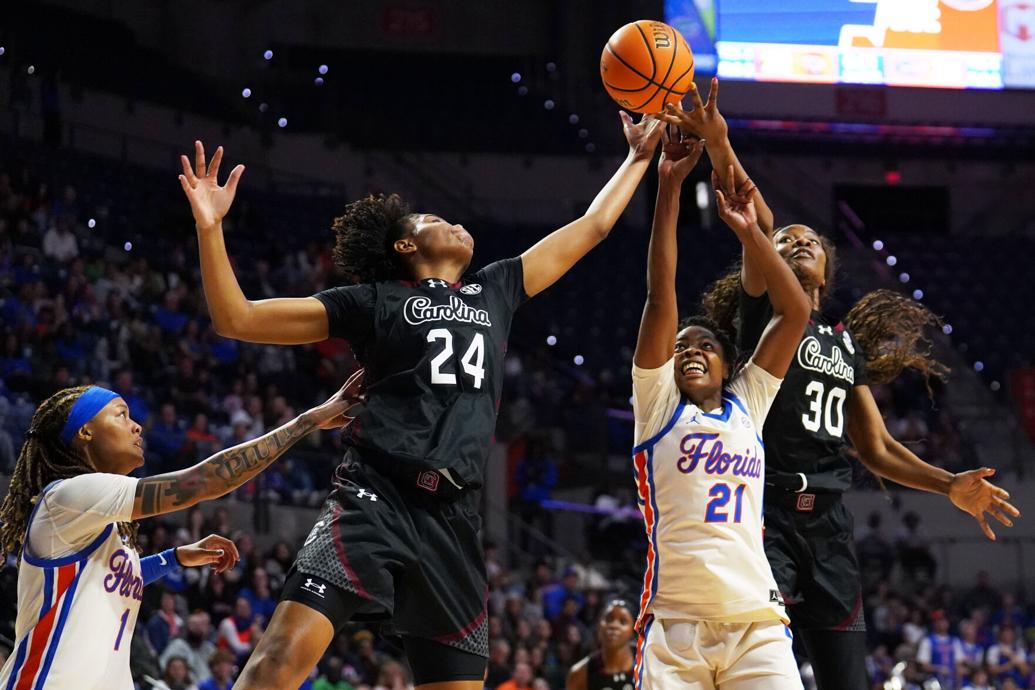 Raven Johnson scores 17 points and No. 3 South Carolina beats Florida ...