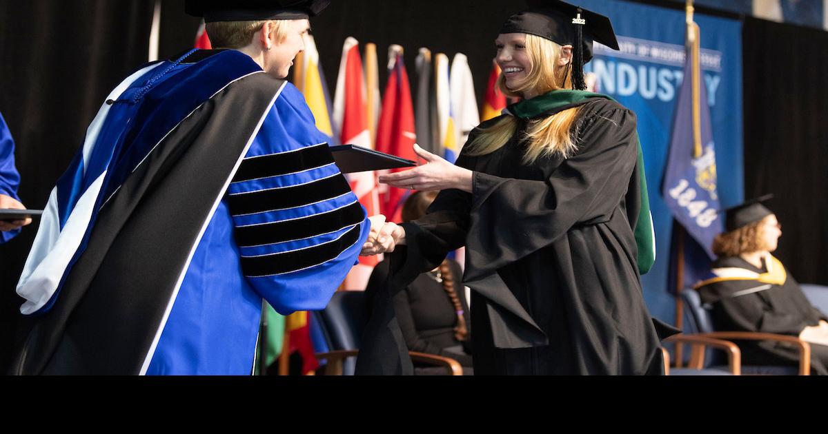 Overcoming learning disability, Stout grad obtains master's in ...