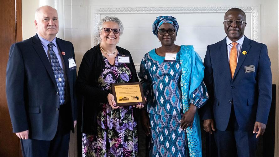 UW-Stout library honored for helping to alleviate book famine in Africa ...