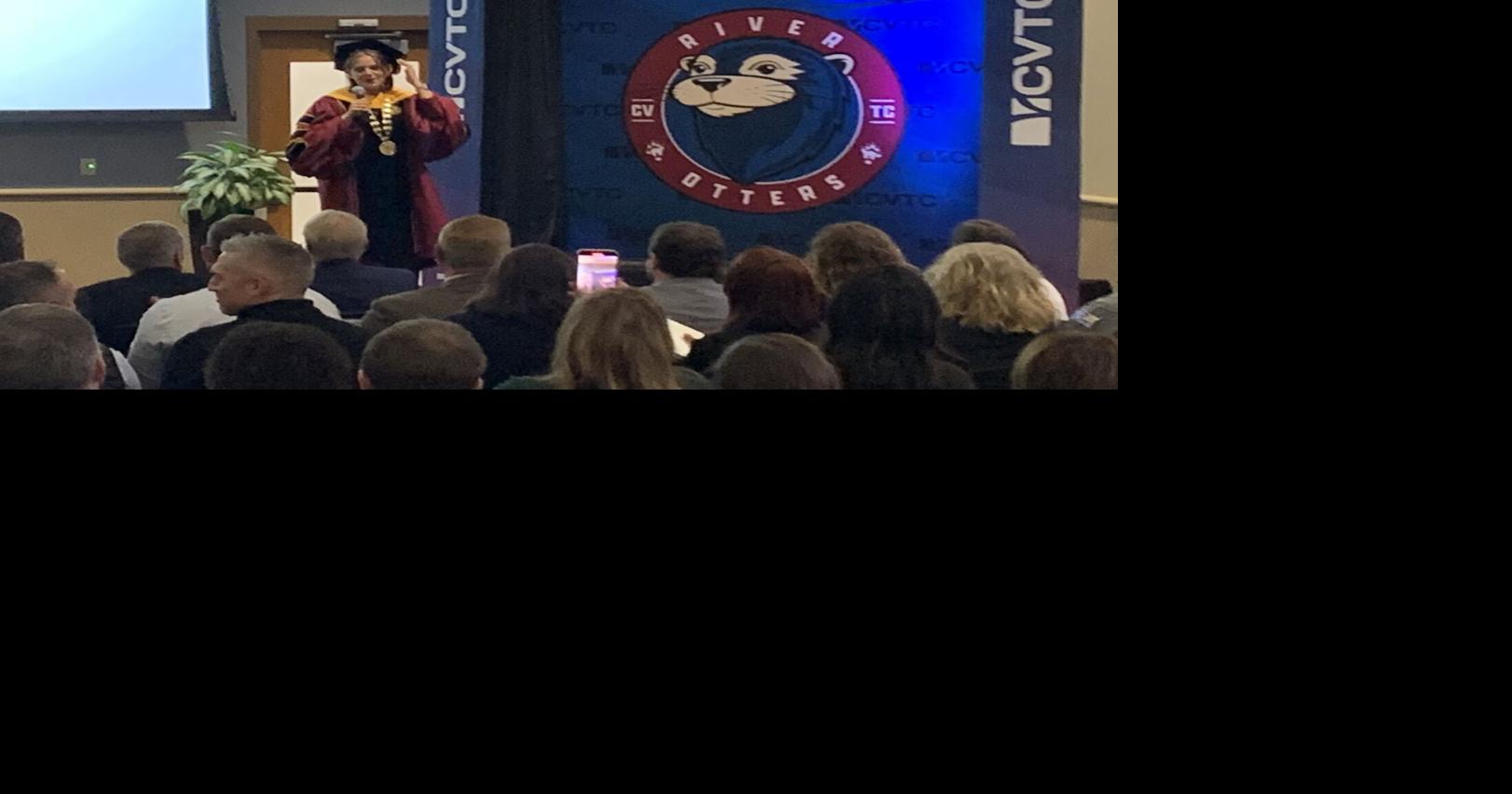 CVTC celebrates presidency of Beaton-Garcia, unveils new mascot | Local ...