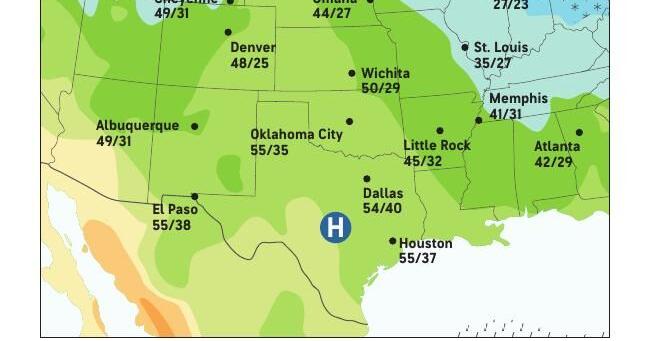 AP RE MWR1229 WEATHER MAP | Nation & World | leadertelegram.com