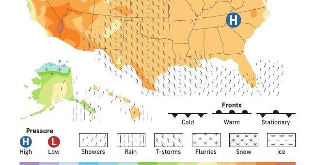 AP PM CUS0603 WEATHER MAP | Nation & World | leadertelegram.com