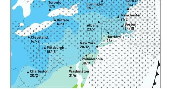 AP RE NER0126 WEATHER MAP | Nation & World | leadertelegram.com