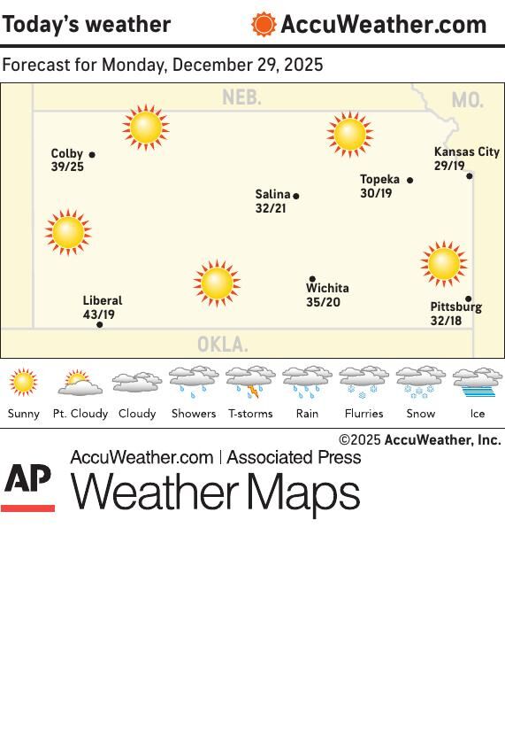 AP BB KS1229 WEATHER MAP | Nation & World | leadertelegram.com