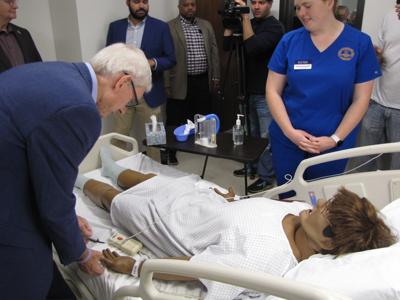 Evers tours UWEC nursing program, gets hands-on experience | University ...
