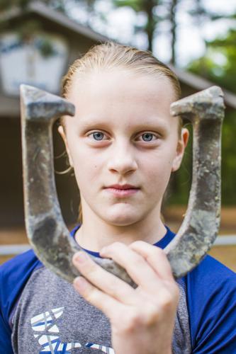 At age 10, horseshoe competitor shows pitching prowess | Front Page ...