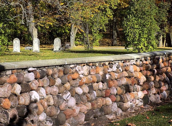 Set in stone: Greenbush cemetery’s century-old fieldstone wall not ...