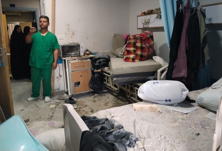 A Lebanese hospital is in ruins and people flee a Beirut suburb after ...