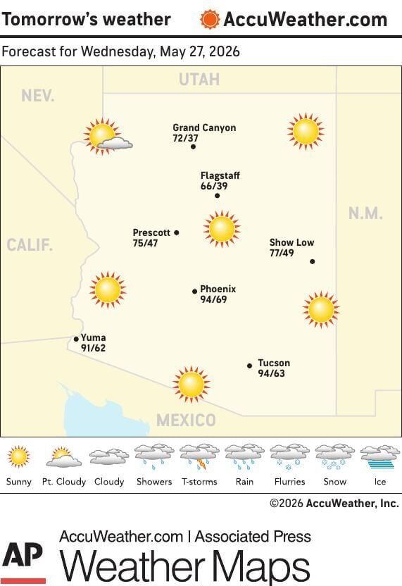 AP AA AZ0526 WEATHER MAP | Nation & World | leadertelegram.com