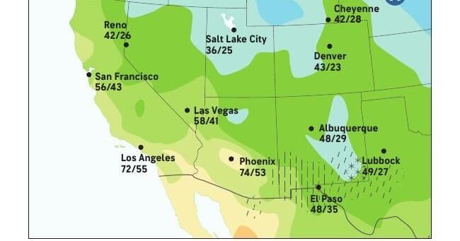 AP RE WR1229 WEATHER MAP | Nation & World | leadertelegram.com