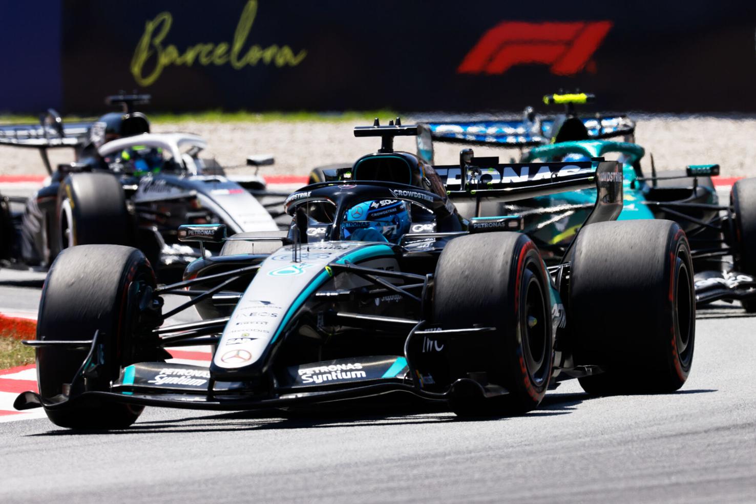 Russell takes pole at Barcelona GP with F1 leader Antonelli 3rd behind ...