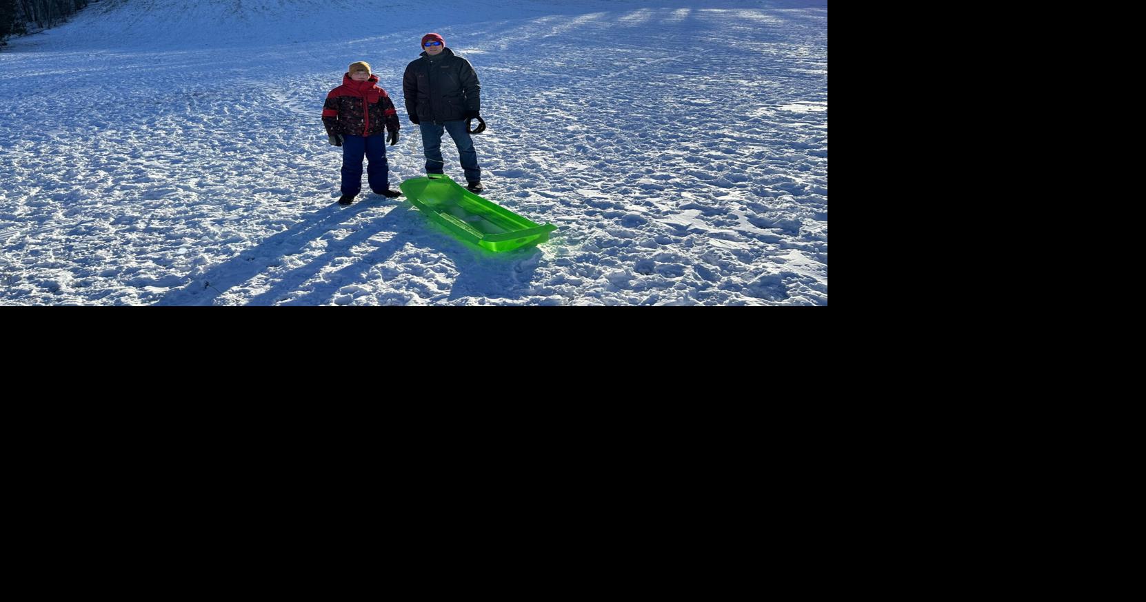 Ethan and Travis Miller sled at Pinehurst Park | | leadertelegram.com