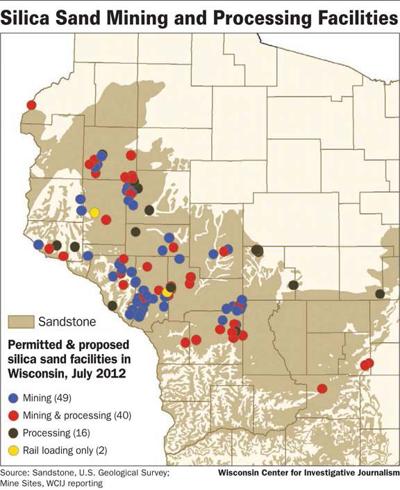 No slowdown yet for sand mining industry in west-central Wisconsin ...