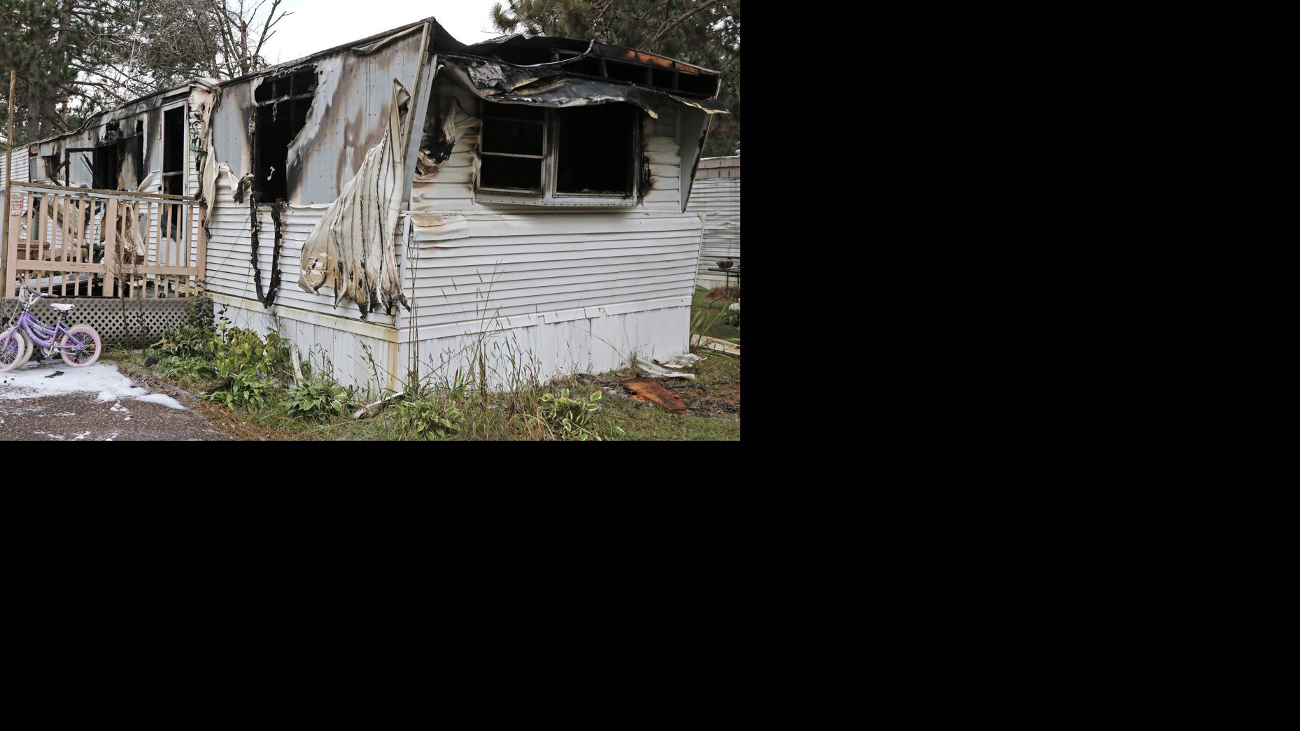 Fire destroys mobile home, damages another | Front Page ...