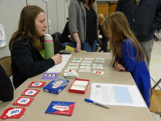 Northwoods Elementary celebrates a night of math with games, fun ...