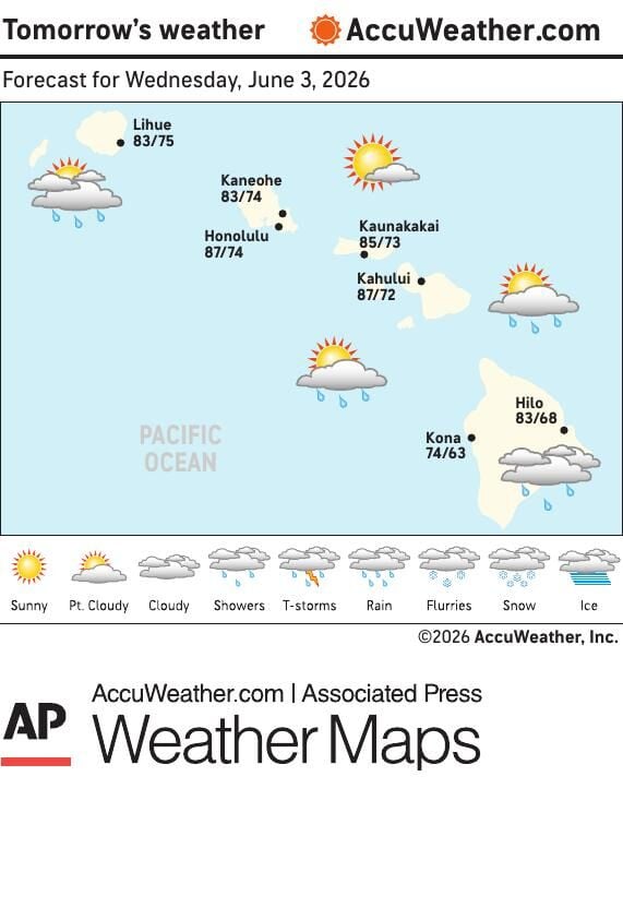AP EE HI0602 WEATHER MAP | Nation & World | leadertelegram.com