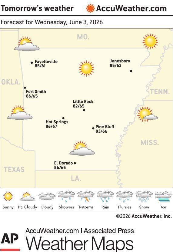 AP AA AR0602 WEATHER MAP | Nation & World | leadertelegram.com